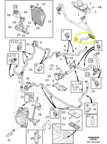 Mangueira Tubo Radiador Bateria Volvo Xc60 T8 Hibrida 2023 – MotorJan Peças