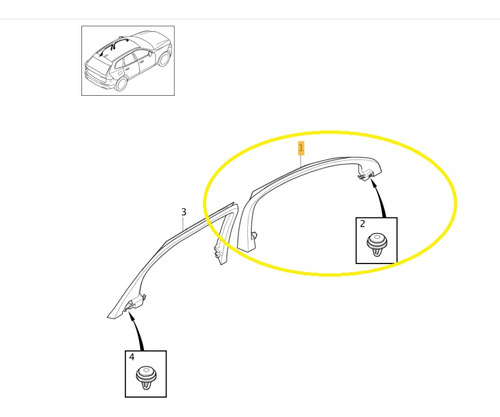 Moldura Arco Porta Volvo Xc60 T8 2019 A 2023 Dianteiro Esquerdo ...
